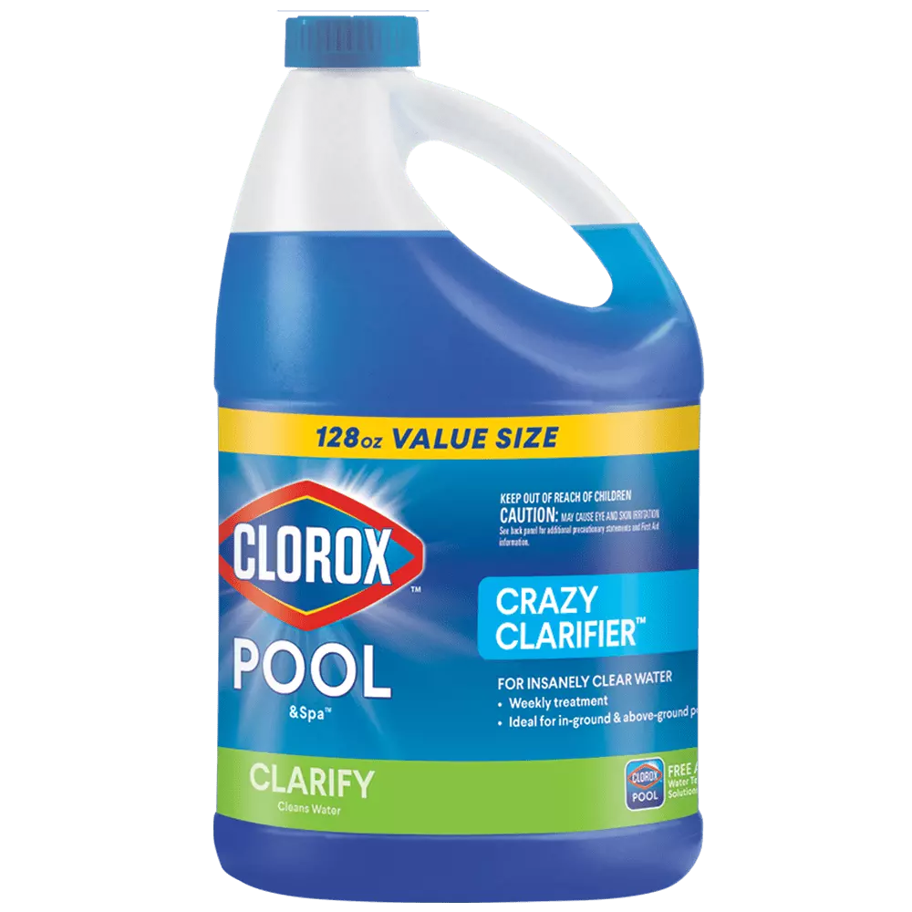 Clorox Pool&Spa Crazy Clarifier Recommended Use for Insanely Clear Pool ...