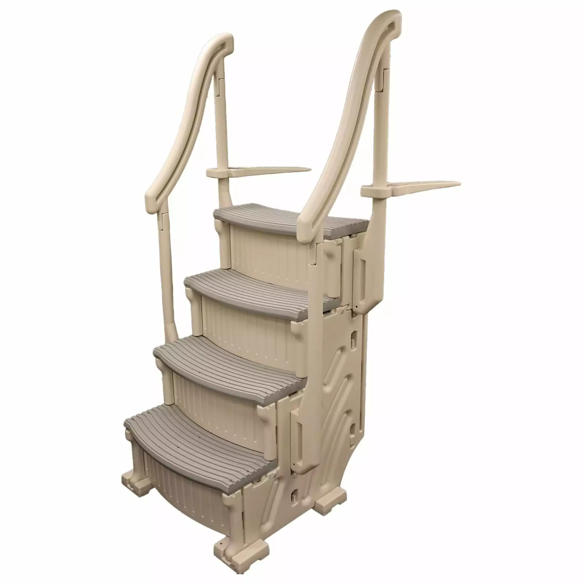 Confer Plastics CCX-AG 4 Step Above Ground Pool Ladder Stair Entry ...