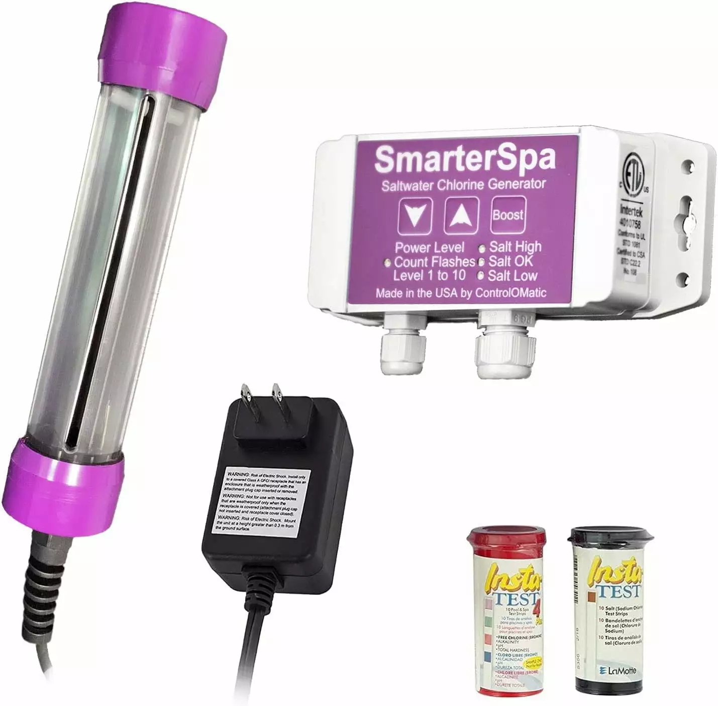 Controlomatic SmarterSpa Automatic Saltwater Chlorine Generator for Spa ...