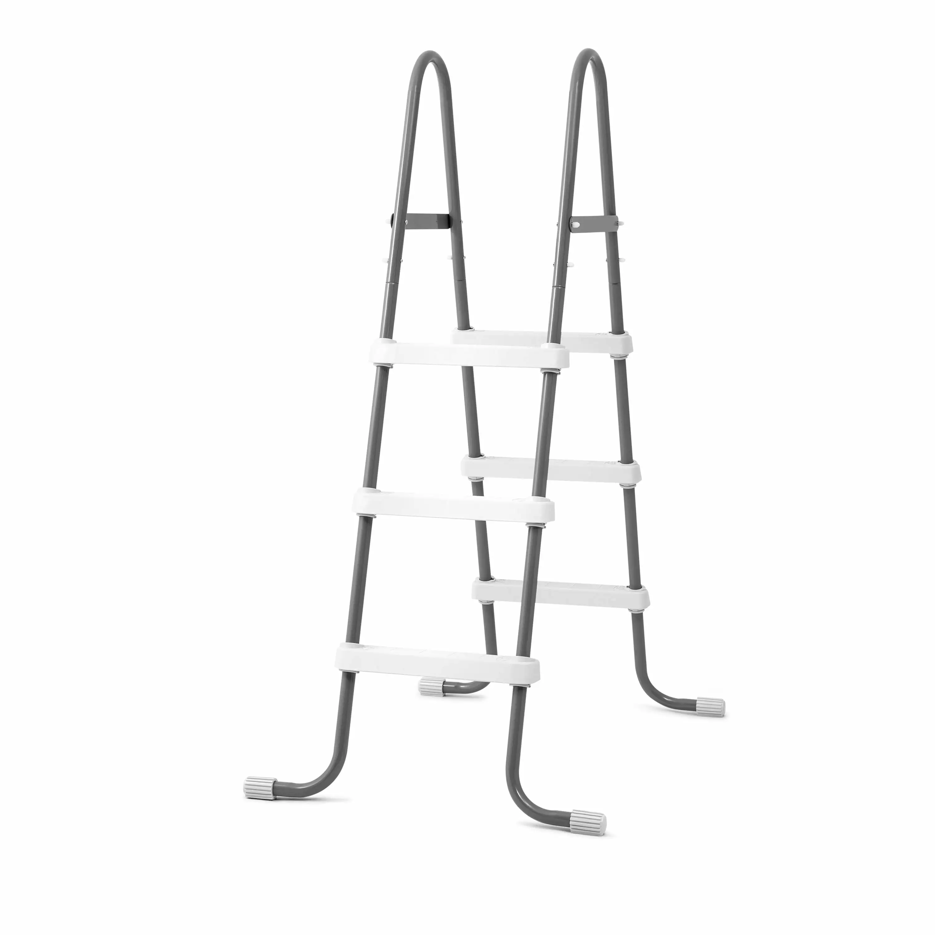 Open Box Intex Steel Frame Above Ground Pool Ladder for 42 Height Pools ...