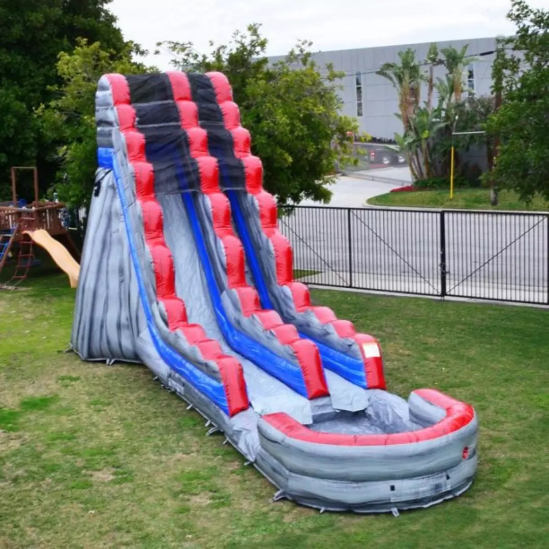 JumpOrange Titanium Commercial Grade Inflatable Water Slide with Splash ...