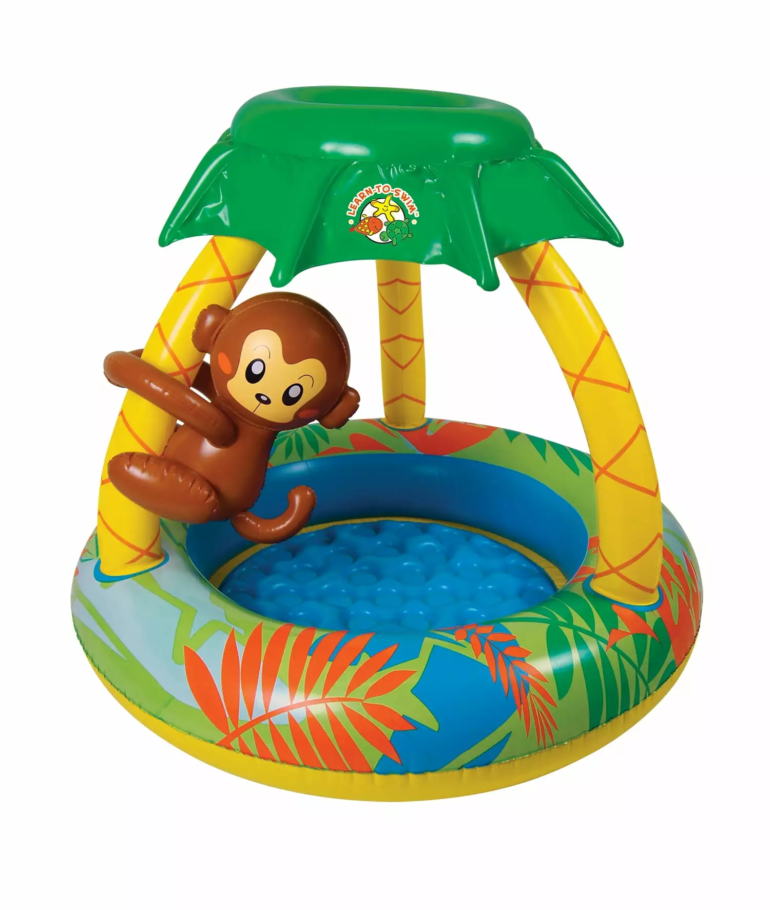 Poolmaster Go Bananas Monkey Inflatable Kiddie Pool - Swimming Pools, Pool Supplies, Chemicals ...